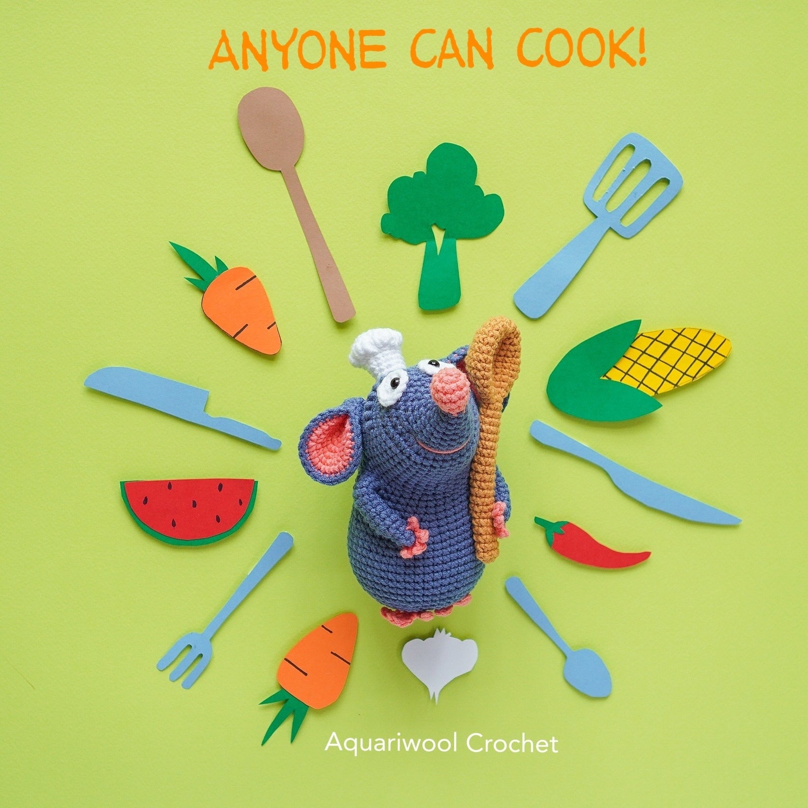 Ratatouille Crochet Pattern: Remy & Emile Amigurumi Mouse Plush Toy (P ...