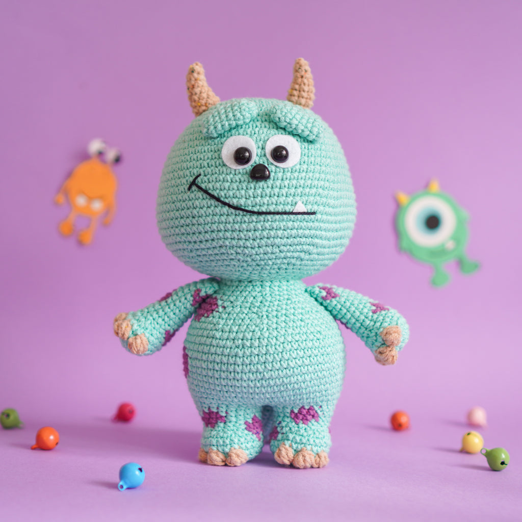 Little Monster Crochet Pattern by Aquariwool Crochet (Crochet Doll Pat ...